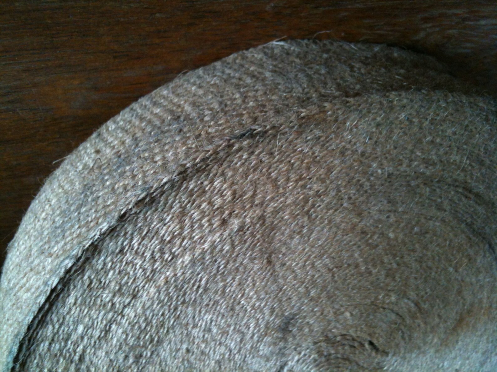 Vintage Large English Burlap Trim Roll Craft Supplies Finish | Etsy