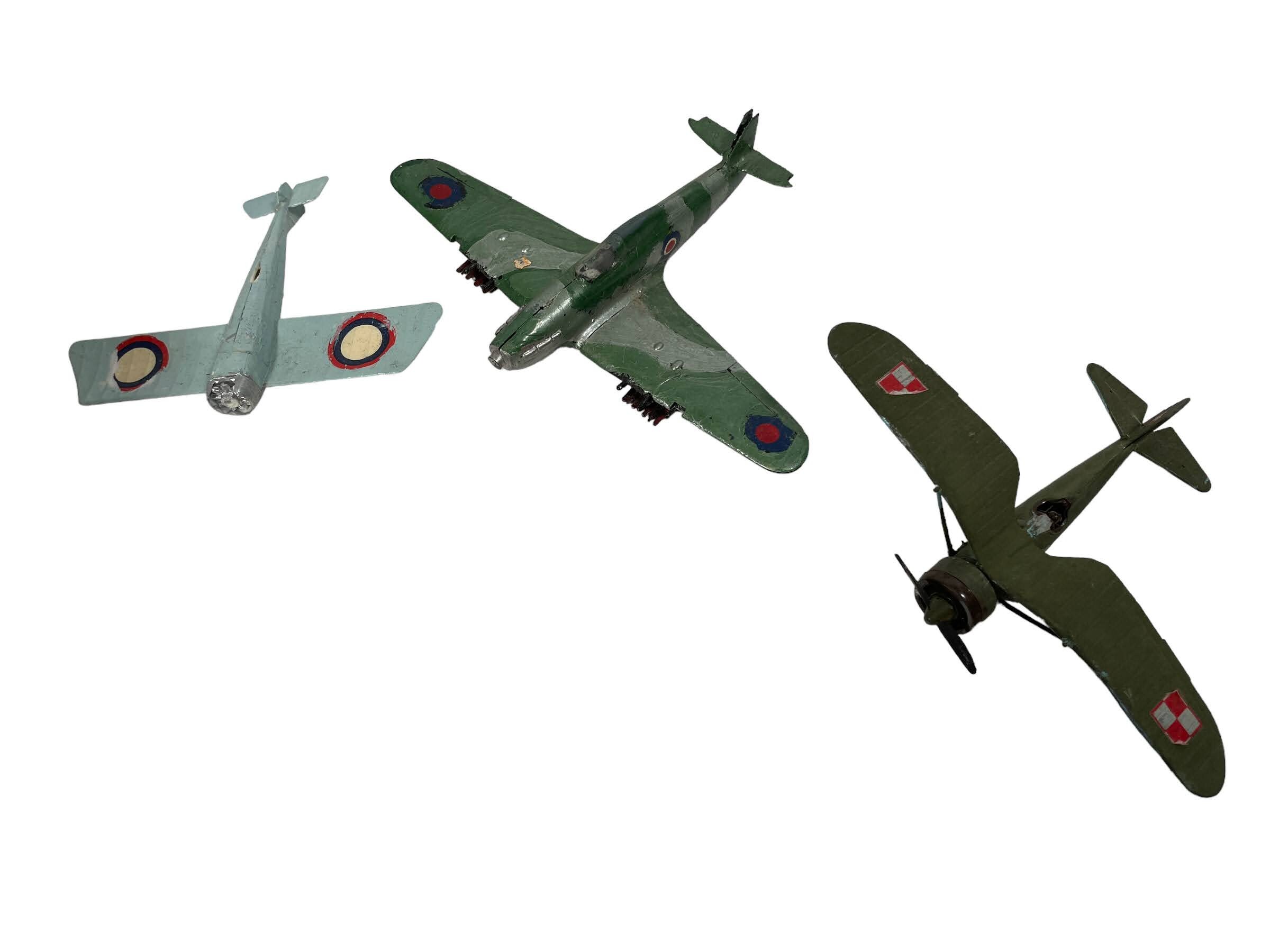 Vintage Model Aeroplane Built Kits Kit Figurine Plastic Collection Job ...