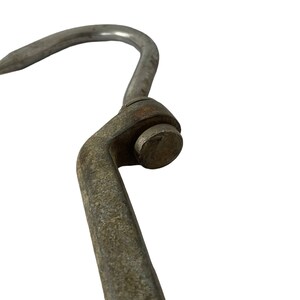 Vintage French Large Iron Rail Rolling Hanging Butcher Meat Kitchen ...