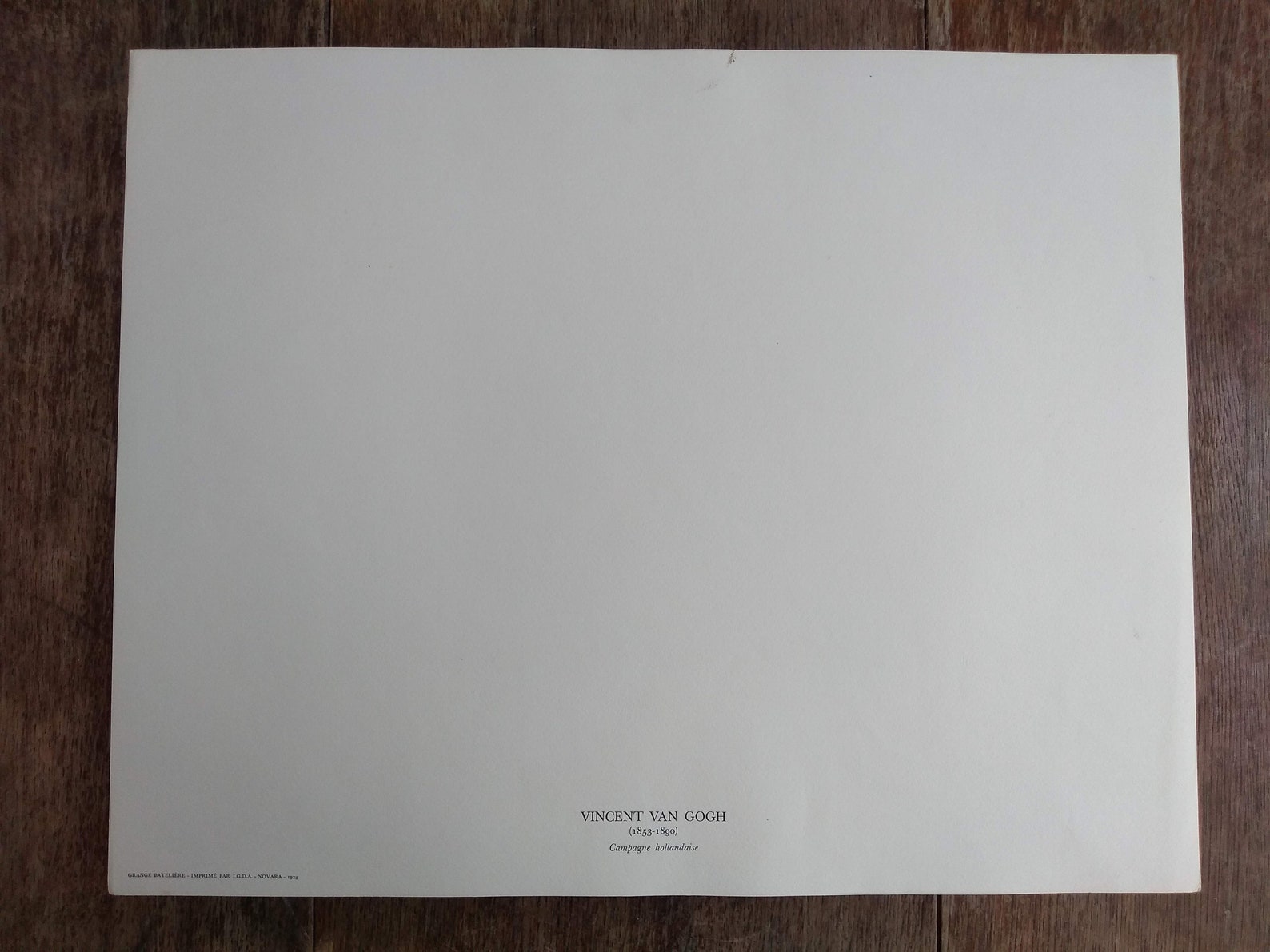 Vintage French Grand Master Print Grange Bateliere Paris De | Etsy