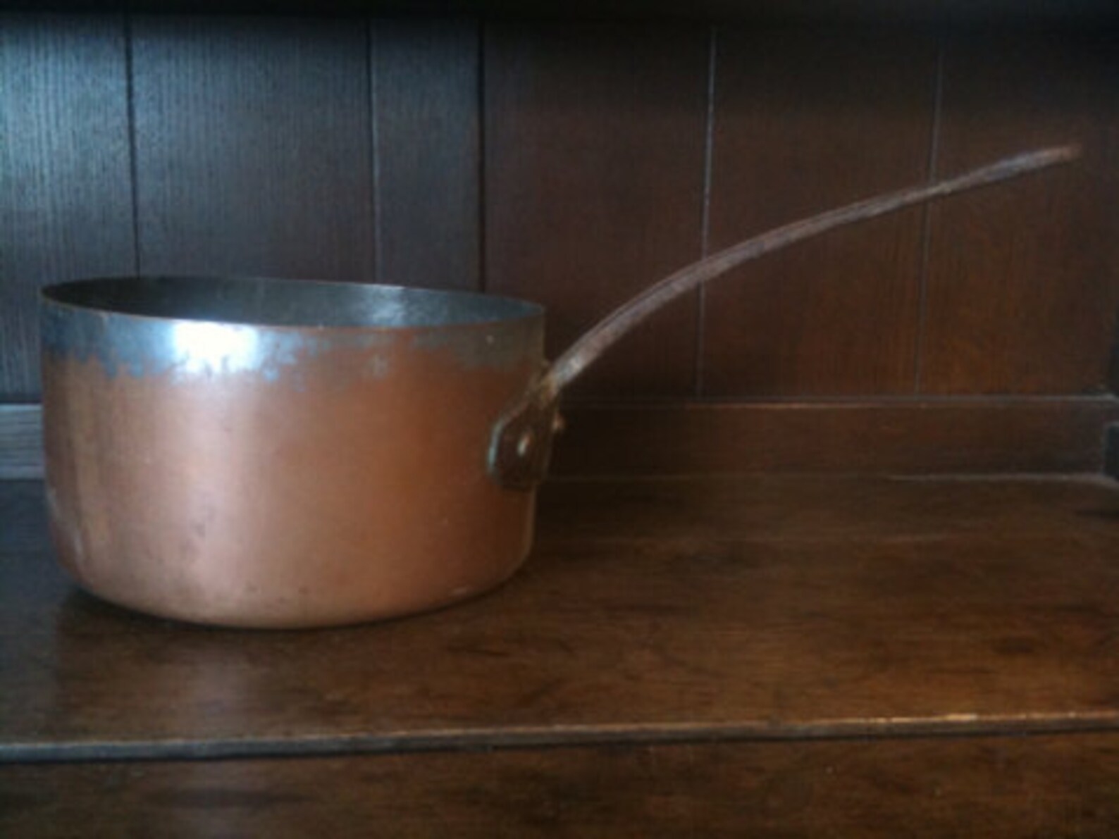 Vintage French Large Deep Metal Cooking Pot Saucepan Circa - Etsy