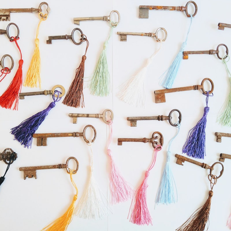 French Key Tassel - Etsy