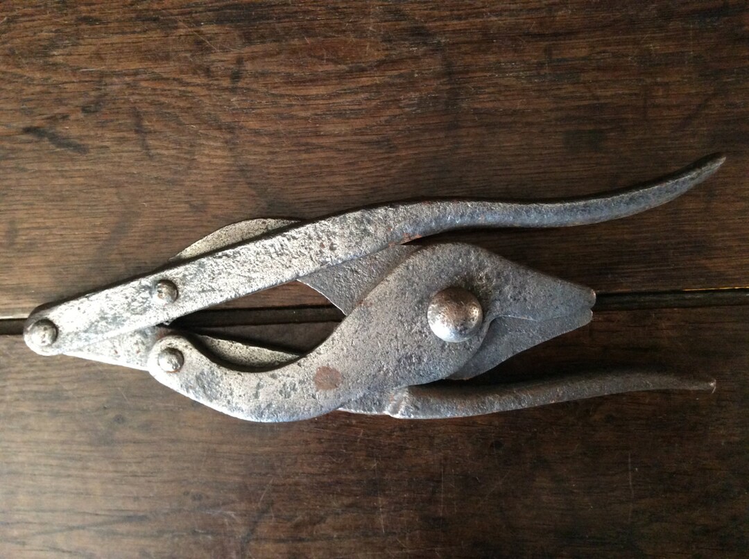 Vintage French Wire Cutter Fold Foldable Heavy Duty Tool Tools Pliers ...