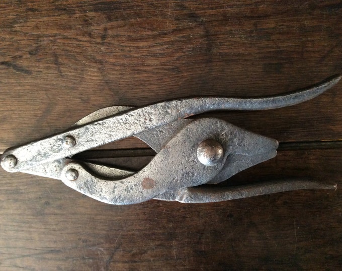 Vintage French Wire Cutter Fold Foldable Heavy Duty Tool Tools Pliers ...