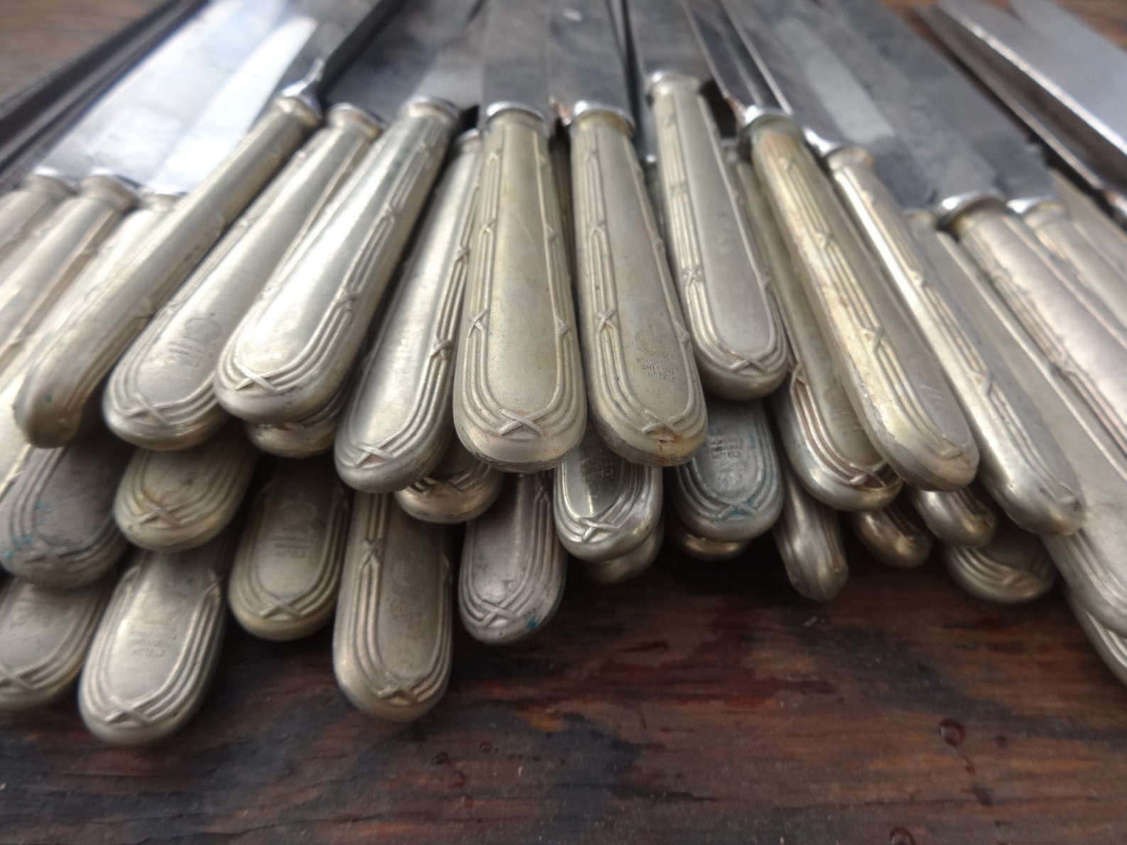 Vintage English Sheffield Unfinished Reed & Bow Hong Kong | Etsy