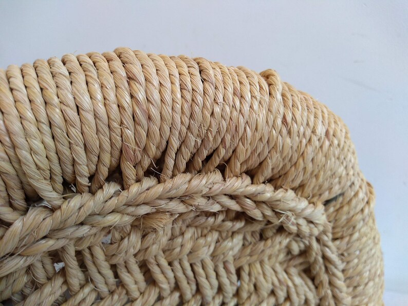 Vintage Thai Stool String Cane Canework Woven Bench Seat Chair - Etsy