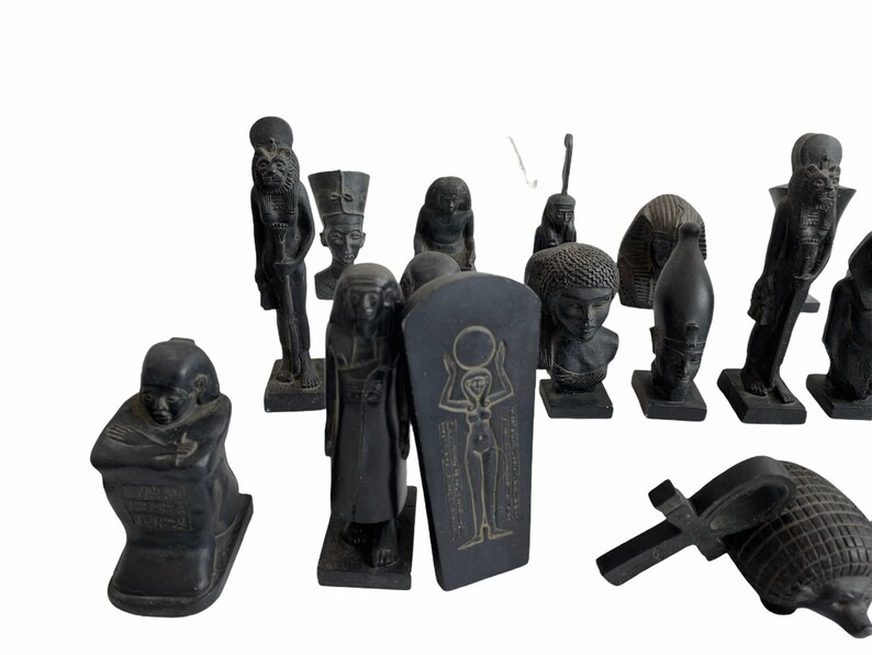 Vintage Ancient Egyptian Artefact Pharaoh Small Figurine - Etsy
