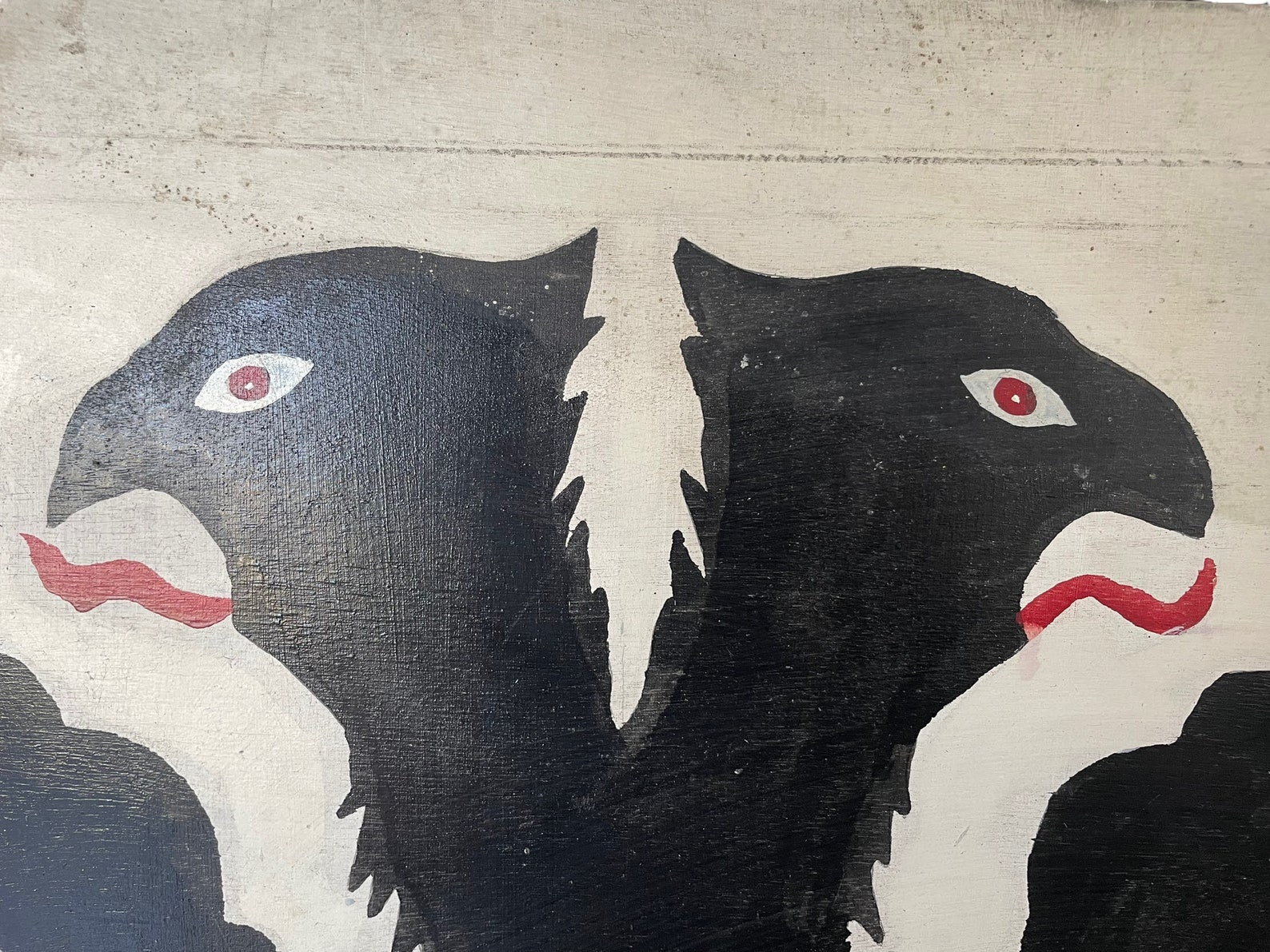 Vintage French Extra Large Wooden Shield Wall Display Re-enactment ...