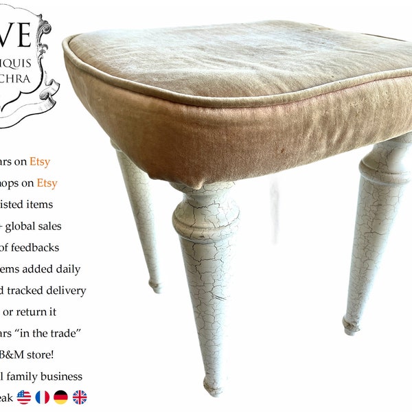 Vanity Stool - Etsy UK