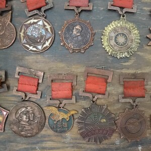 Vintage Chinese Copper Pin Badge Medal Pins Badges Medals Assorted ...