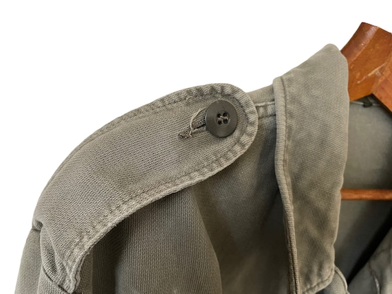 Vintage German Army Jacket Uniform Khaki Cotton Milit… - Gem