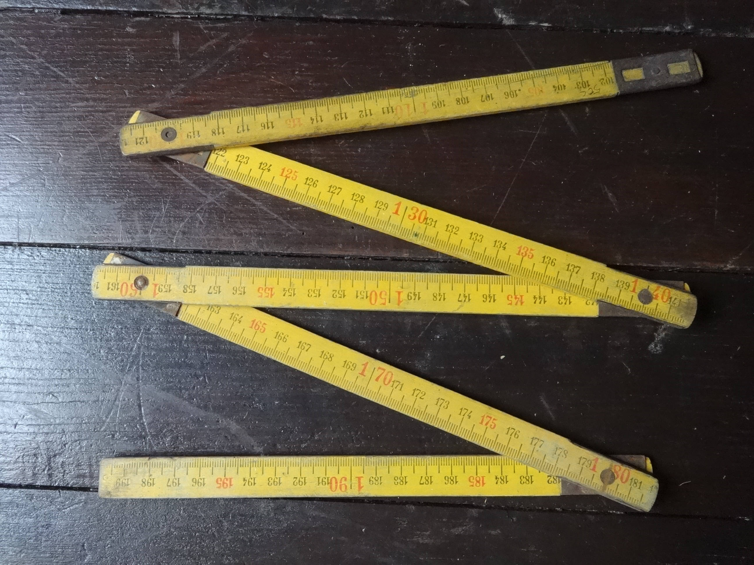 Vintage French 1 Metre Ruler Scale Measure Yardstick Metre | Etsy