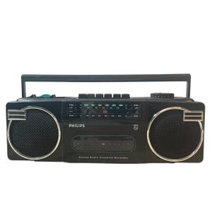 Vintage Austrian Philips Cassette Player Stereo Portable Radio Hi-fi ...