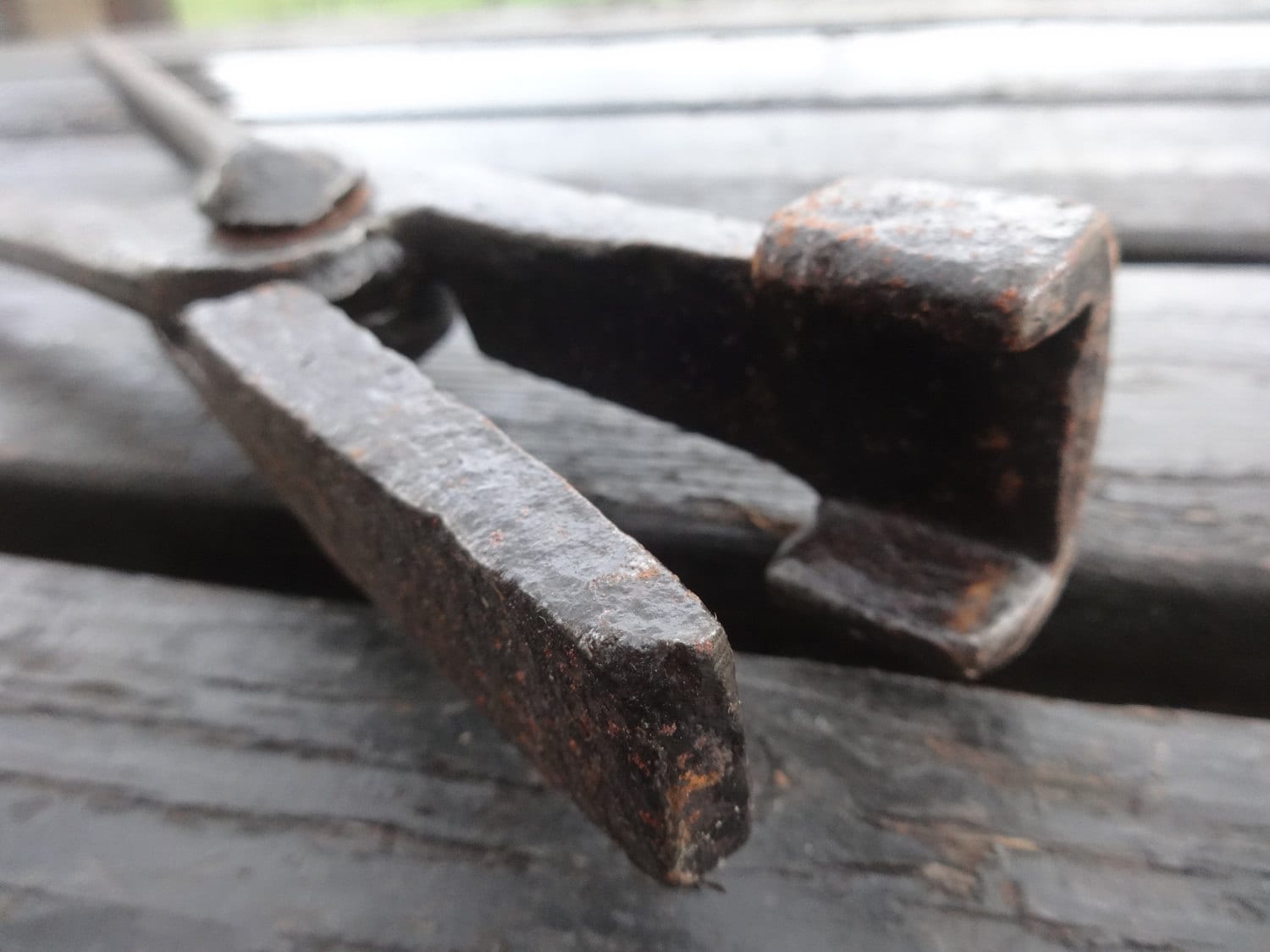 Antique French Extra Large Metal Tongs Pliers Tool Ironsmith | Etsy