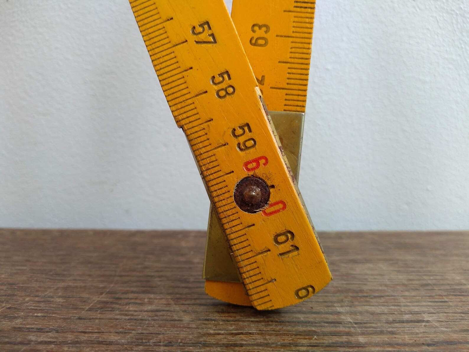 Vintage French Large Wooden Wood Folding One 1 Metre Ruler - Etsy