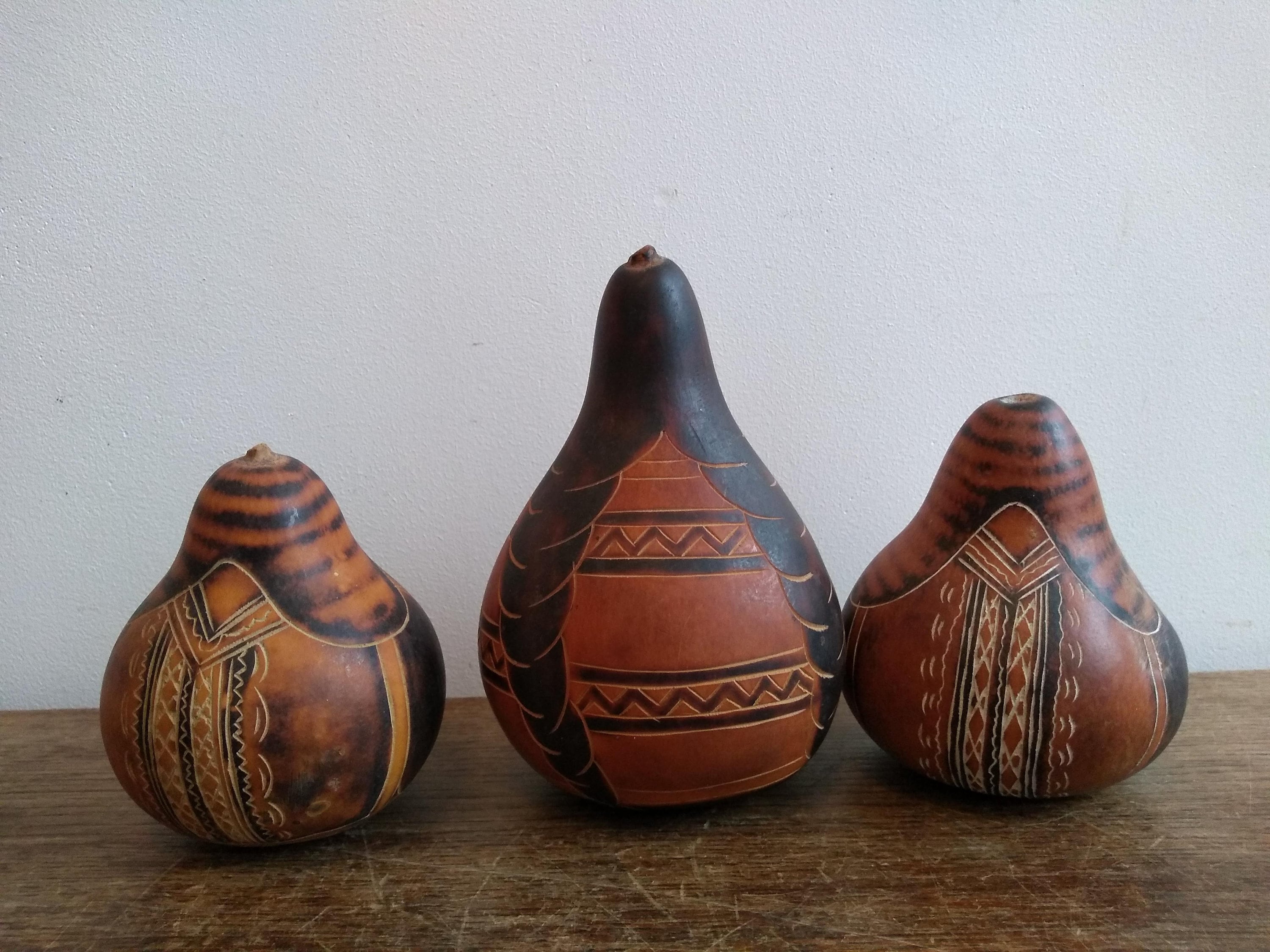 Vintage Equador Dried Gourd Fruit Vegetable Percussion Musical | Etsy