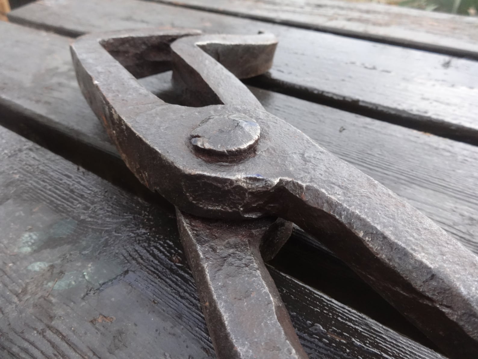 Antique French Extra Large Metal Tongs Pliers Tool Ironsmith - Etsy