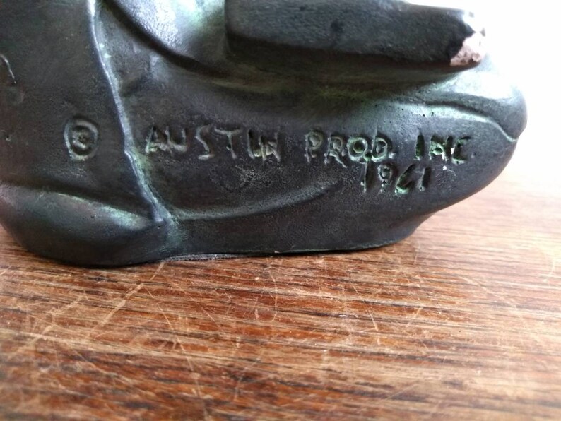 Vintage Chinese Asian Black Green Plaster Scholar Shop Owner - Etsy