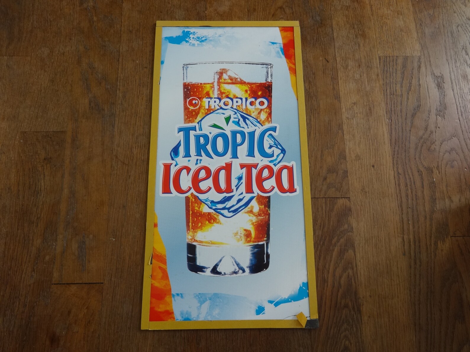 Vintage French Tropico Tropic Iced Tea Shop Sign External Display ...