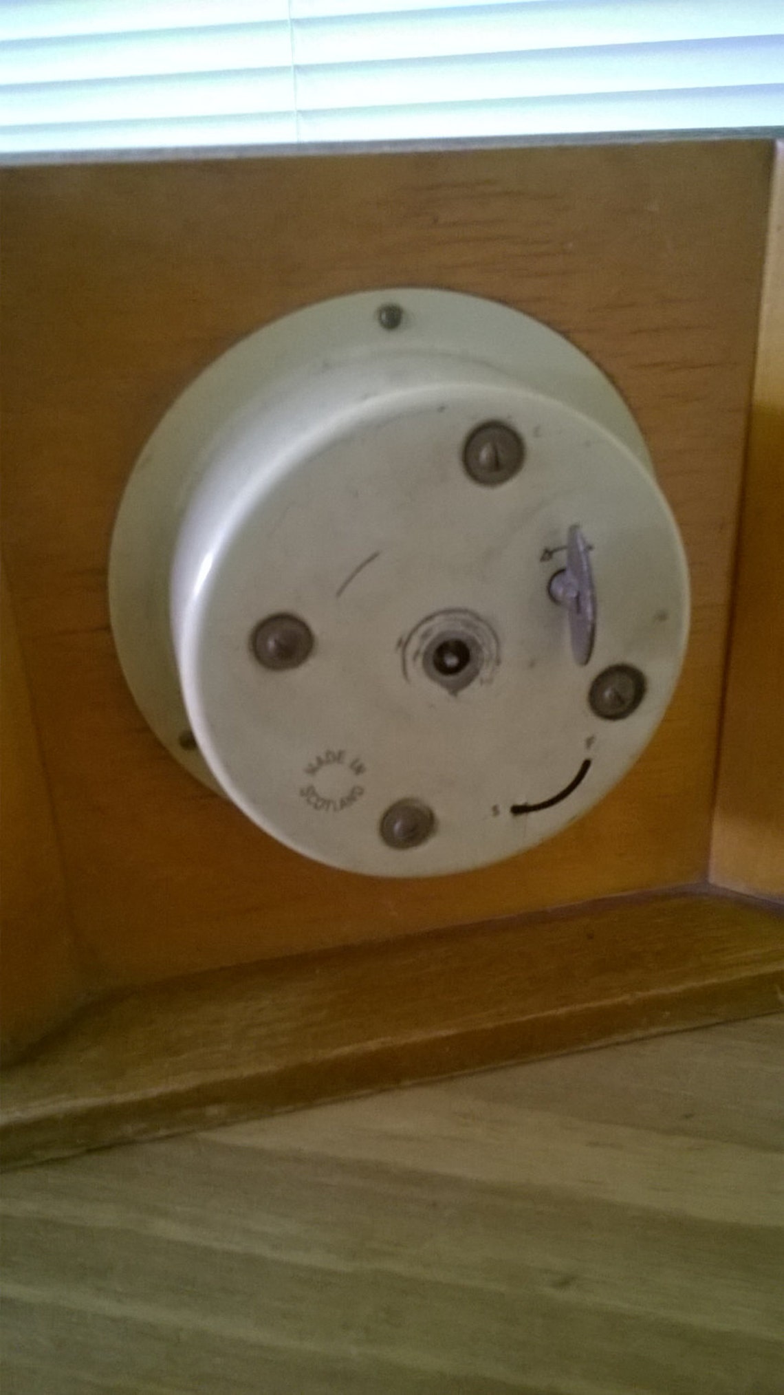 Vintage Scottish Westclox Wooden Wood Sideboard Dresser Clock | Etsy