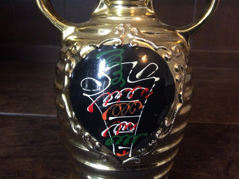 Vintage Spanish Gold Red Heart Love Potion Ceramic Decanter - Etsy