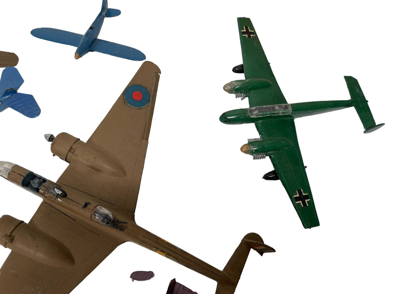 Vintage Model Aeroplane Built Kits Kit Figurine Plastic Collection Job ...
