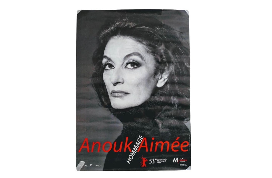 Vintage German Anouk Aimee Hommage Film Museum Berlin Homage Show ...