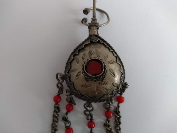 Vintage Moroccan Fibula Brooch Garment Closure Silver… - Gem