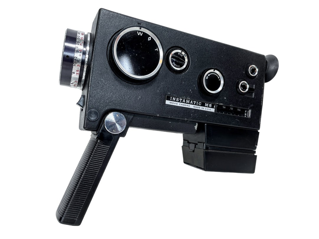 Vintage American Instamatic M8 Movie Camera Made in U.S.A. Film Filming ...