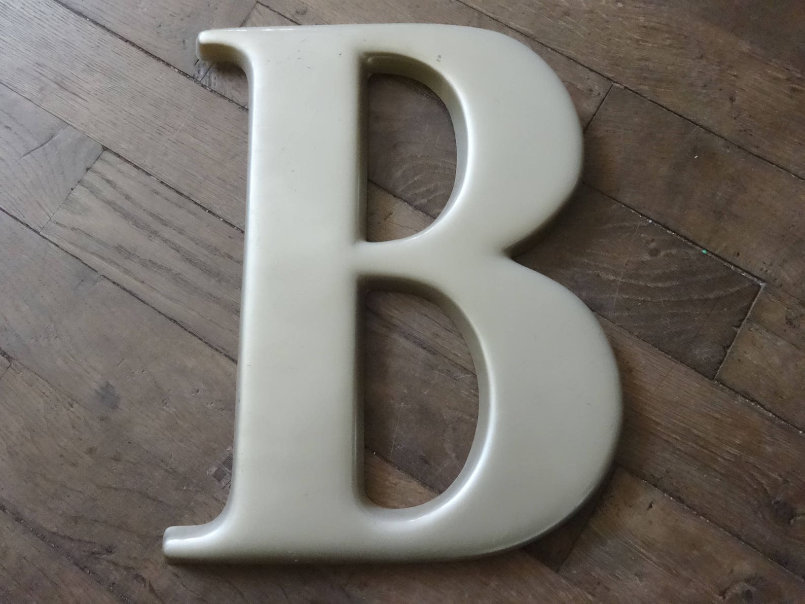 Vintage French Gold Large Letter B Shop Sign Name Decoration Design ...