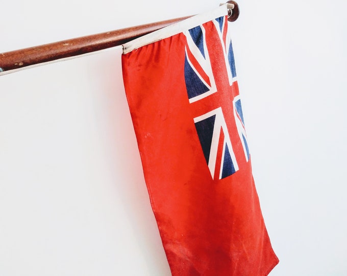 Vintage English United Kingdom Ship Ships Sailing Boat Ensign - Etsy