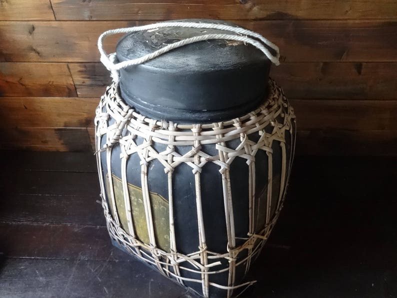 Vintage South East Asian traditional handmade large storage | Etsy