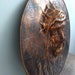 Vintage French Large Villedieu Copper Circular Plaque of Jesus Christ ...