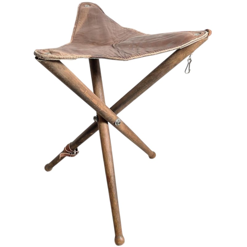 Leather Camp Chair - Etsy