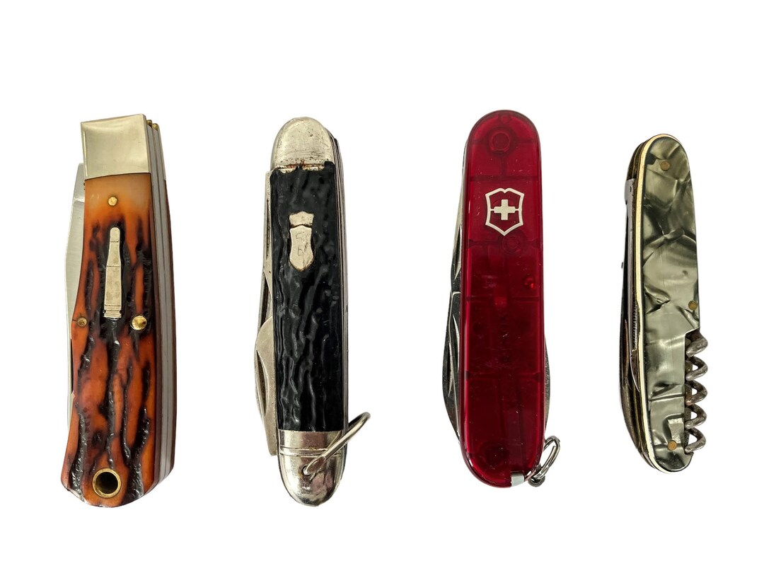 Vintage French Penknife Fruit Pocket Pen Knife Collection Job Lot Circa ...