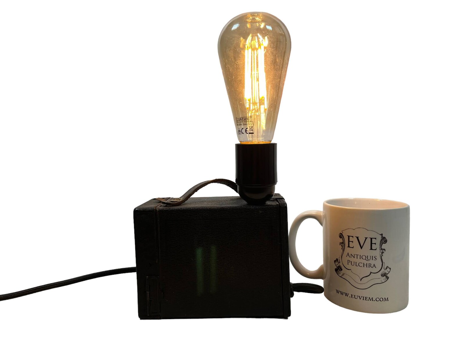 Antique English Mayfair Upcycled Camera With Light Attachment Bulb ...