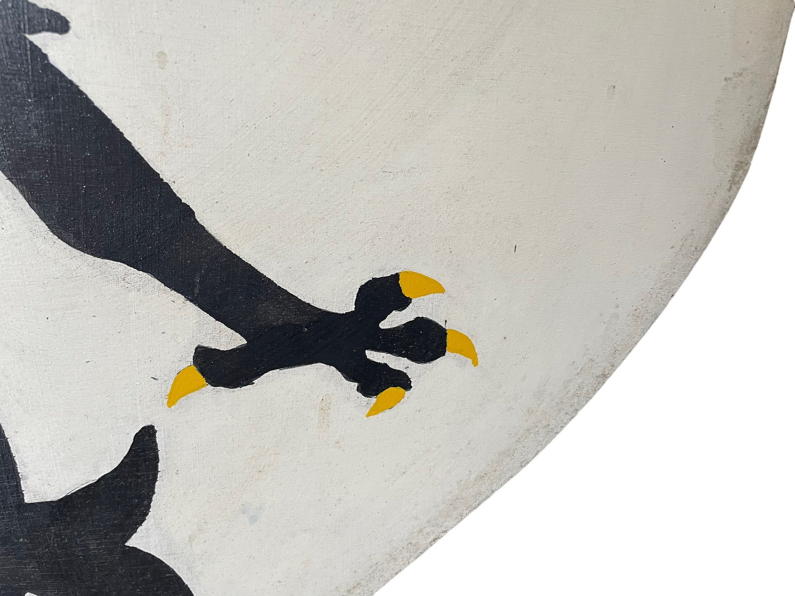 Vintage French Extra Large Wooden Shield Wall Display Re-enactment ...