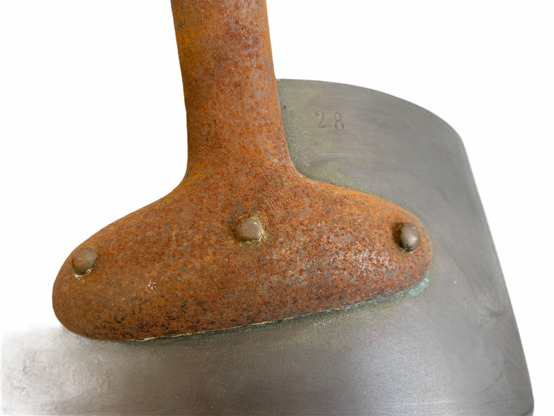 Vintage French X Large Handled Handle Hanging Copper Fire Stove ...