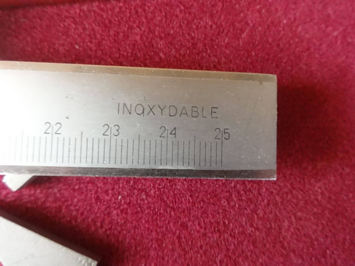 Vintage French Measuring Calipers Size Measure Gauge Machinest - Etsy