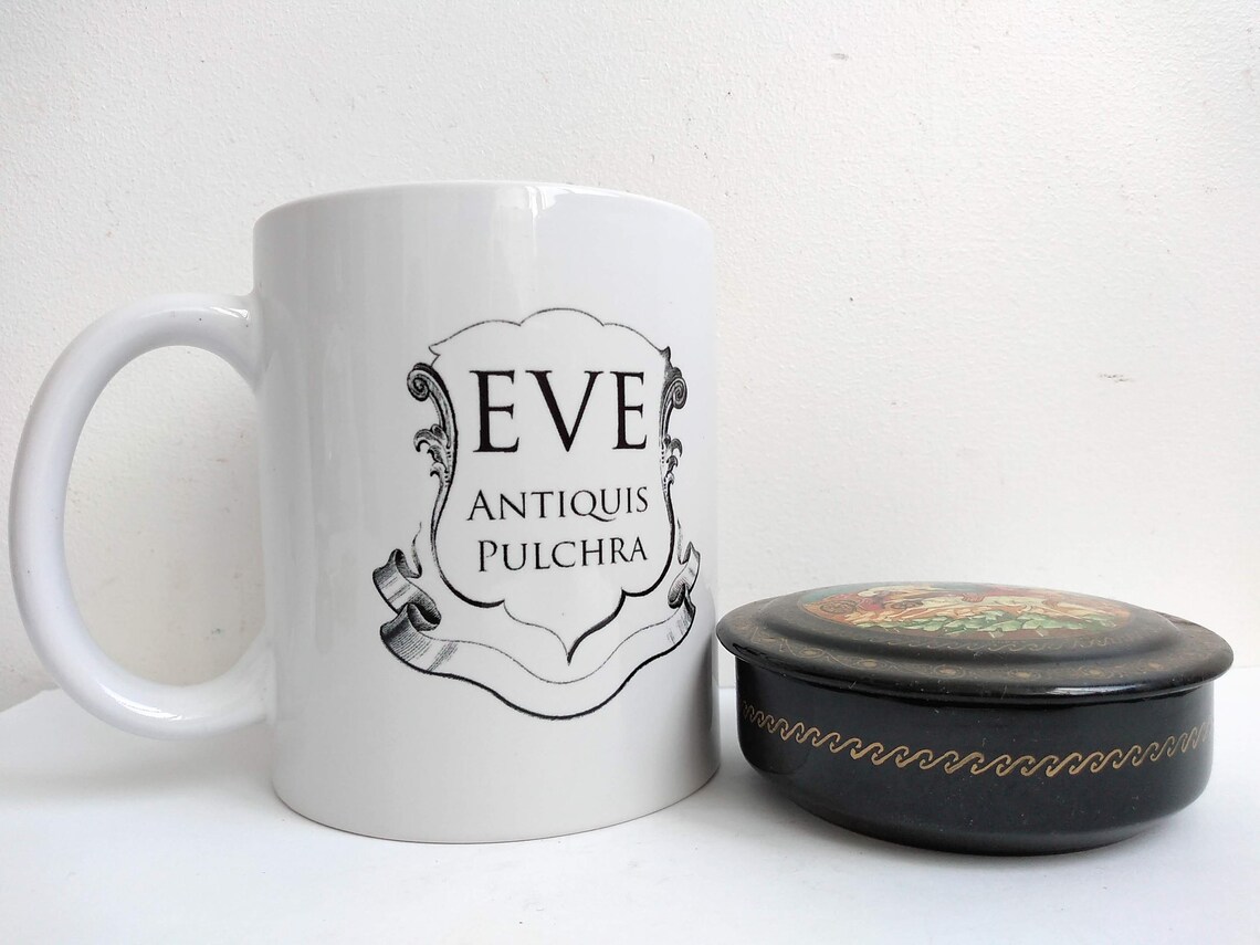 Vintage Greek Enamel Wooden Small Lidded Pill Box Case | Etsy