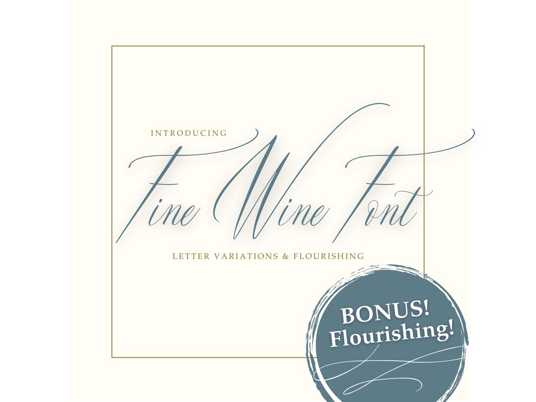 Wedding Font Script Font for Wedding Invitation Design Handwritten Font ...