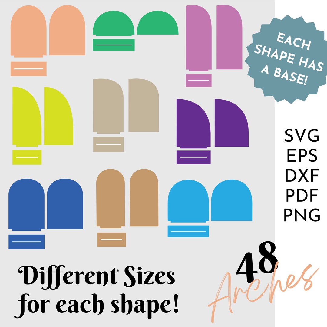 Signo de arco SVG Plantilla de arco Arco Svg Paquete Signo de boda Arco ...