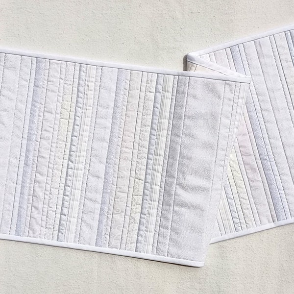 White Table Runner - Etsy