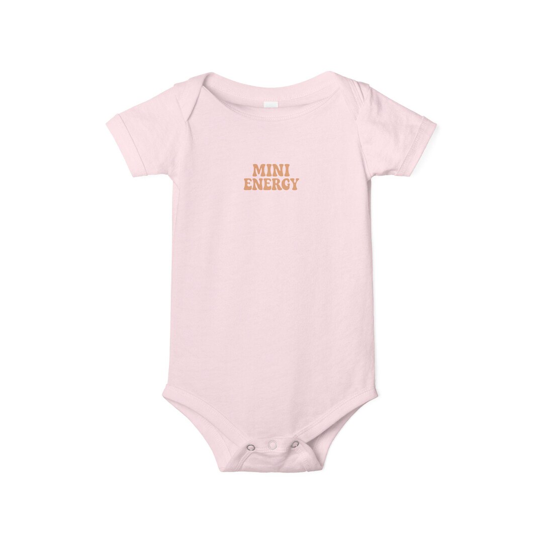 Mini Energy Infant Onesie, Cute Baby Bodysuit, Newborn Gift, Baby ...