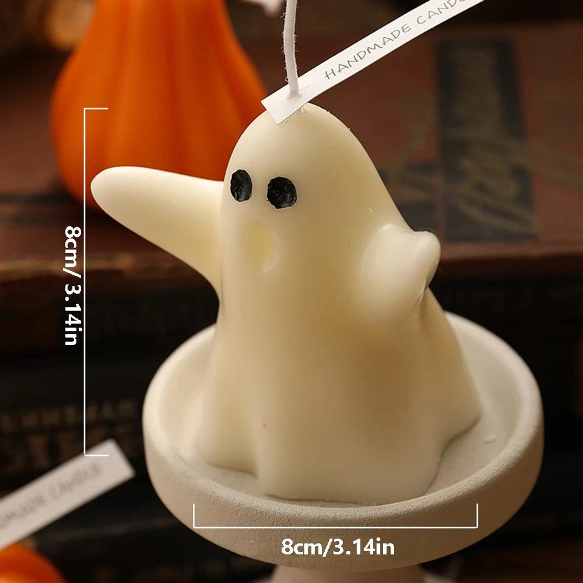 Ghost Candles, Halloween Decor, Thanksgiving Decor, Halloween Candles ...