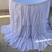 Round Event Wedding Cake Table Tablecloth, Bridal Party Tablecloth ...