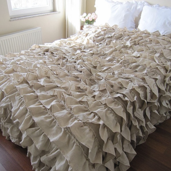 Ruffled Bedding - Etsy