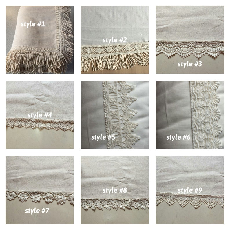 Large Sofa throw covers rectangle tassel ivory-couch | Etsy