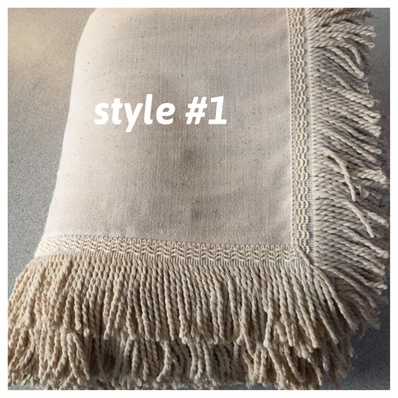 Large - Sofa Throw Covers Rectangle Tassel Ivory-couch Coverlet-woven ...
