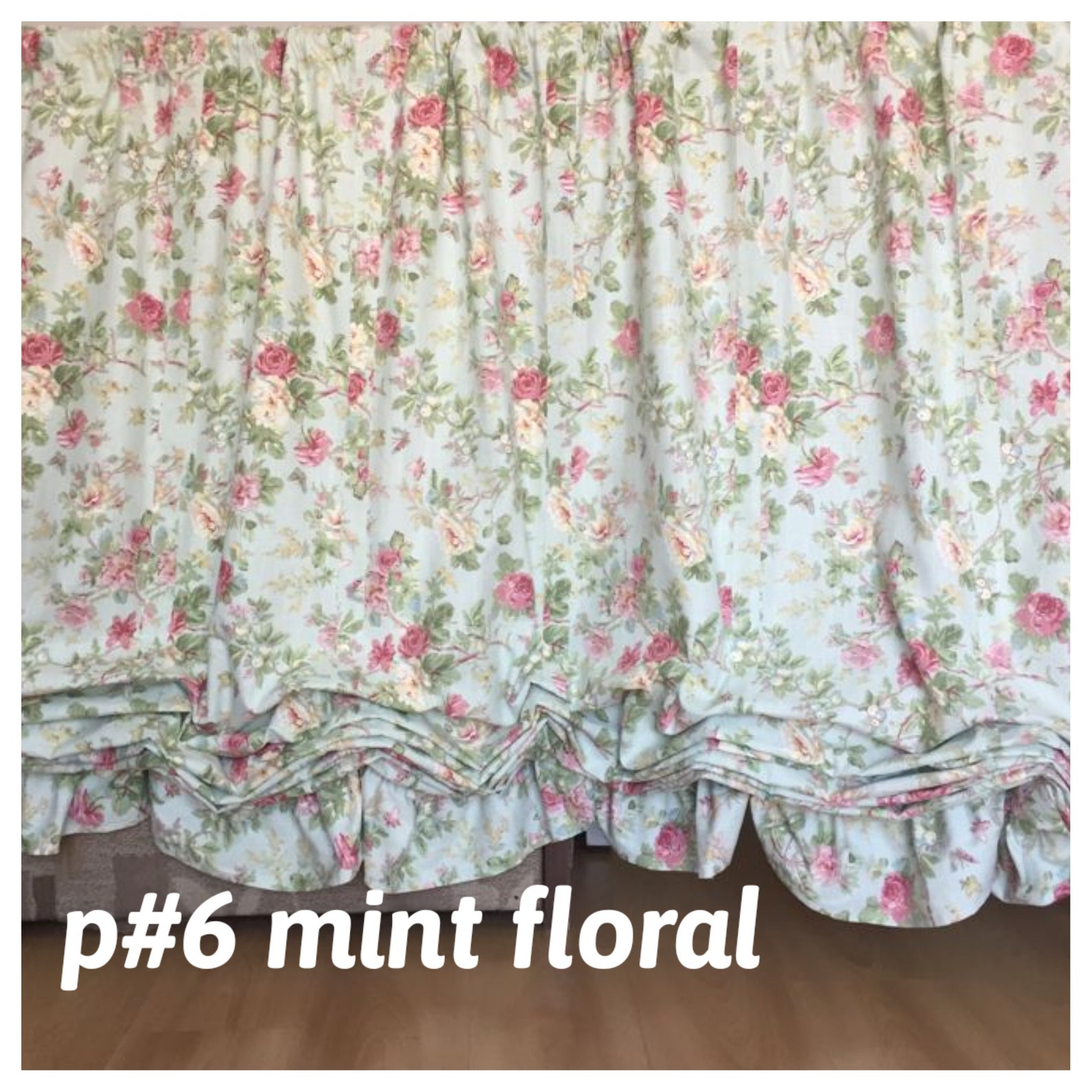 Balloon Curtain Valance Ruffle Kitchen Curtain Panels Valance - Etsy